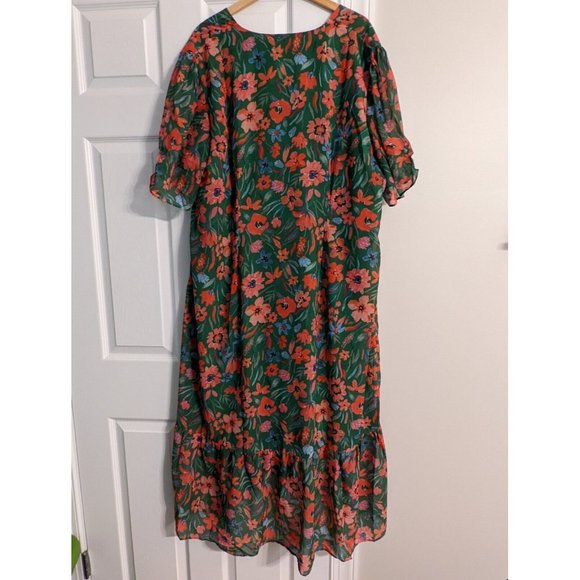 Hope & Ivy | Dresses | Nwt Hope Ivy Plus Drop Hemidi Tea Dress In Green ...